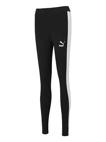 PUMA Classic T7 Pants - Black/white