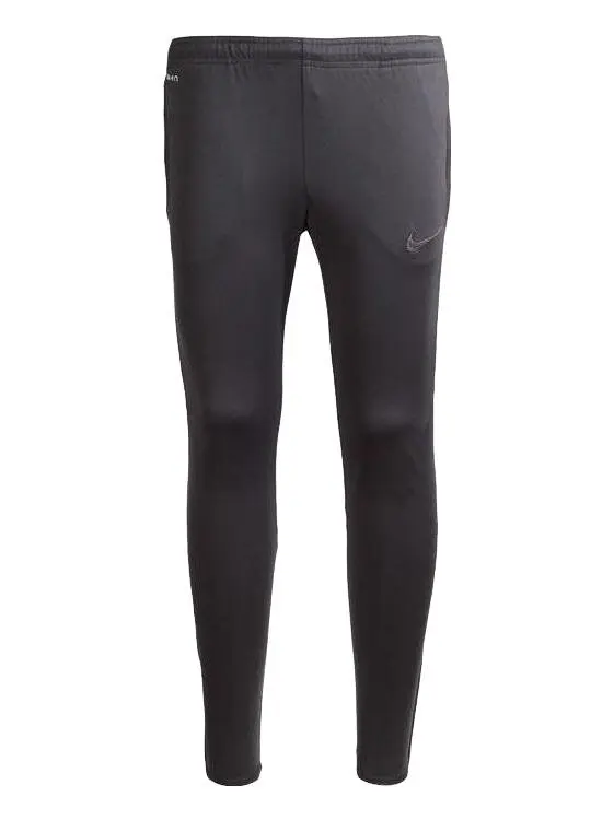 Nike Sports Living Series Solid Color Logo Embroidered Slim Fit Straight-leg Casual Pants/trousers Black - Default Color