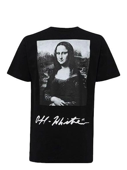 Off-White Ss19 Mona Lisa Print Short Sleeve - Black