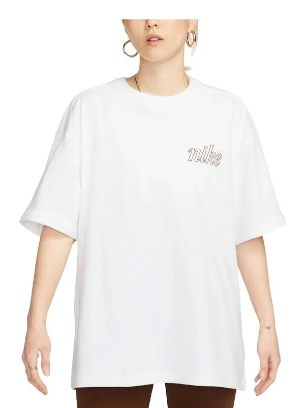 Nike Bear Graphic Oversized T-shirt - White