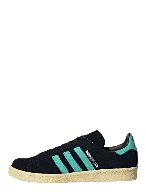 Adidas X Atmos X Wind And Sea Campus 80s - Black/blue