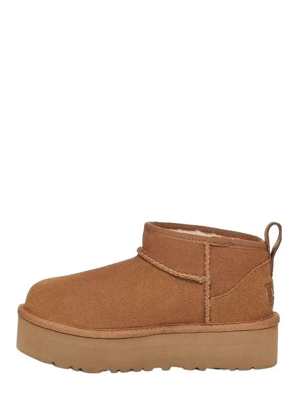 UGG Classic Ultra Mini Platform Ankle Boots - Tan