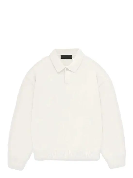 Fear Of God Fw23 Knit Polo - Cloud Dancer