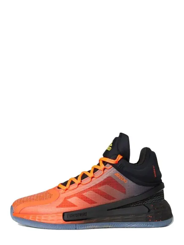 Adidas D Rose "phoenix Reborn" Athletic Sneakers - Black/orange