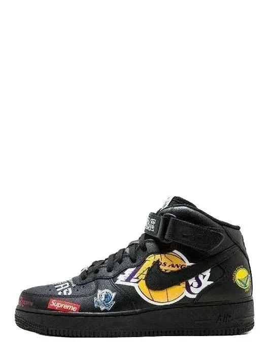 Nike Supreme X Nba X Air Force 1 Mid '07 - Black