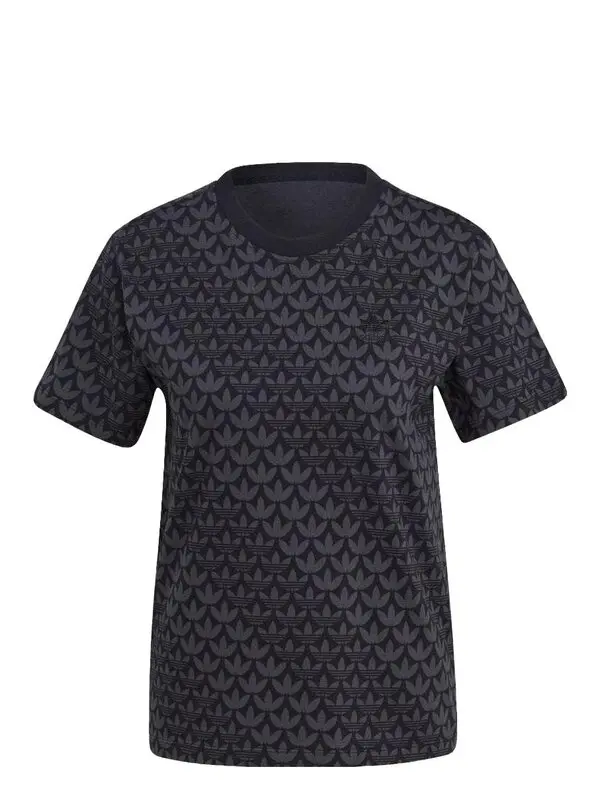 Adidas Trefoil Monogram T-shirt - Black