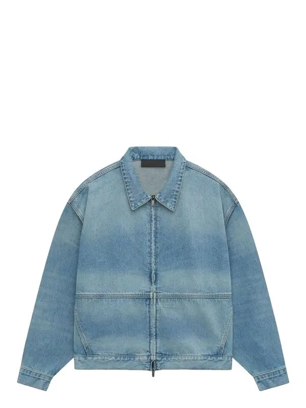Fear Of God Ss25 Denim Trucker Jacket - Vintage Blue