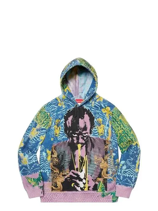 Supreme Ss20 Miles Davis Hooded Sweatshirt - Multi-color