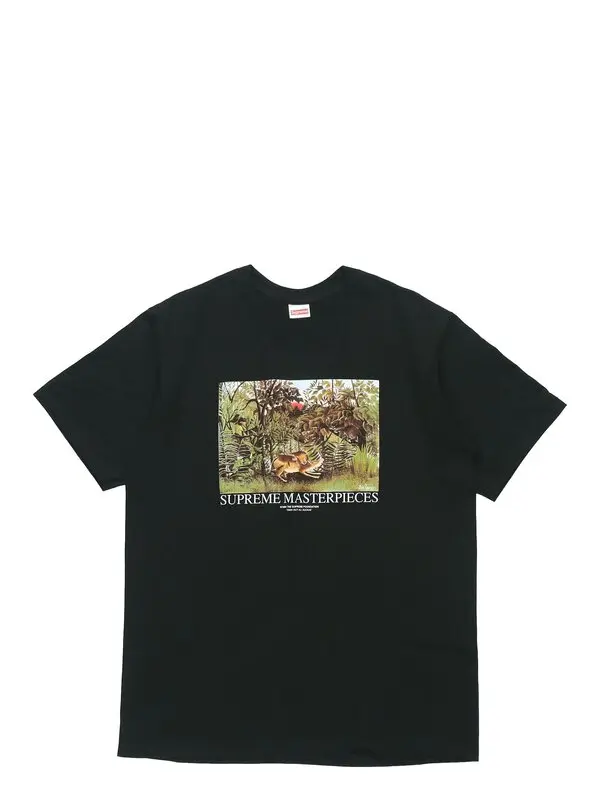 Supreme Ss20 Week 1 Masterpieces Tee Landscape Printing Short Sleeve - Black