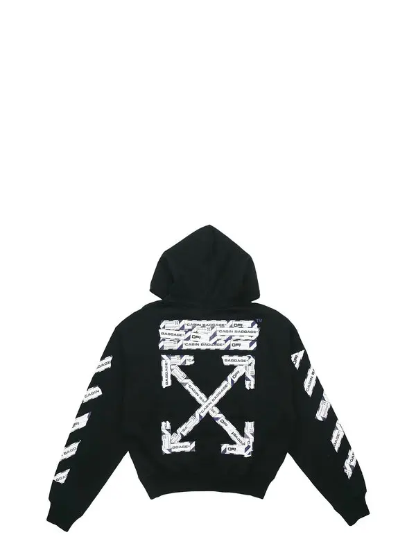 Off-White Arrow Print Hoodie - Black