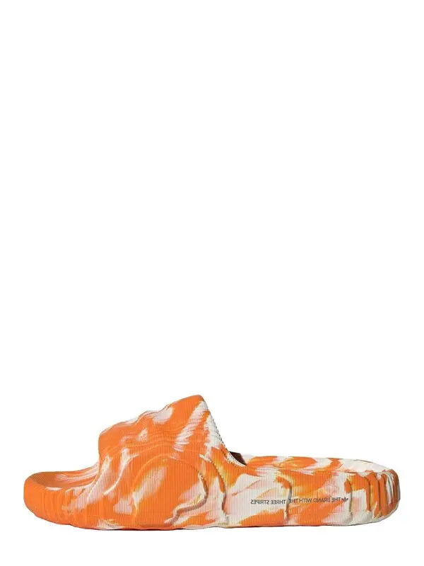 Adidas Adilette 22 Slides - Bright Orange/off White/bright Orange