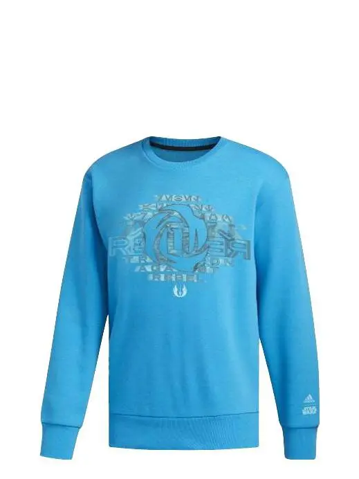 Adidas Derrick Rose Star Wars Collaboration Crewneck Sweatshirt - Blue