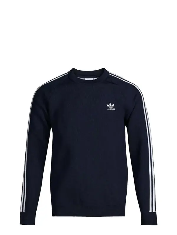 Adidas Originals Knit Crewneck Sweatshirt - Blue