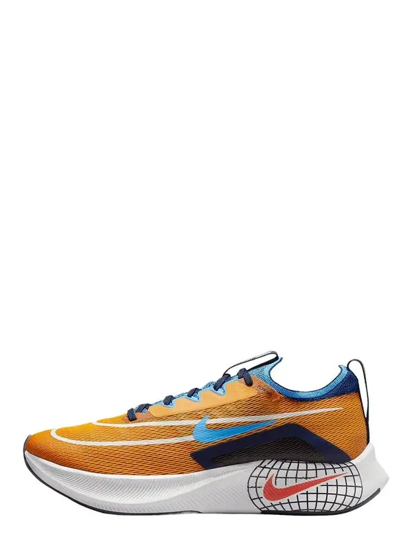 Nike Zoom Fly 4 Premium Athletic Sneakers - Orange/blue