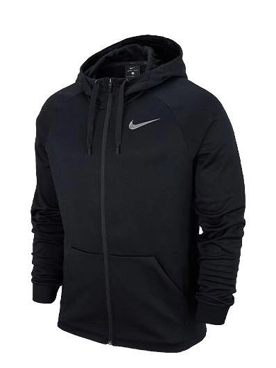 Nike Therma Zipper Cardigan Hooded Jacket - Black