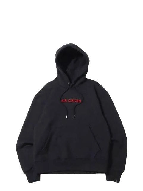 Nike Jordan Alphabet Pattern Solid Color Drawstring Hoodie - Default Color