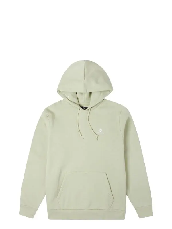 CONVERSE Embroidered Star Chevron Pullover Hoodie - Green