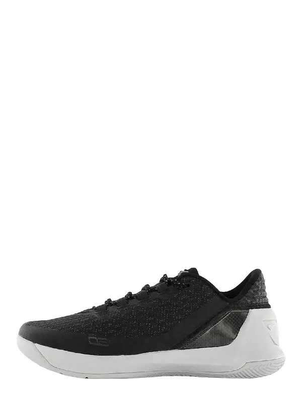 Under Armour Curry 3 Low Athletic Sneakers - Black/white