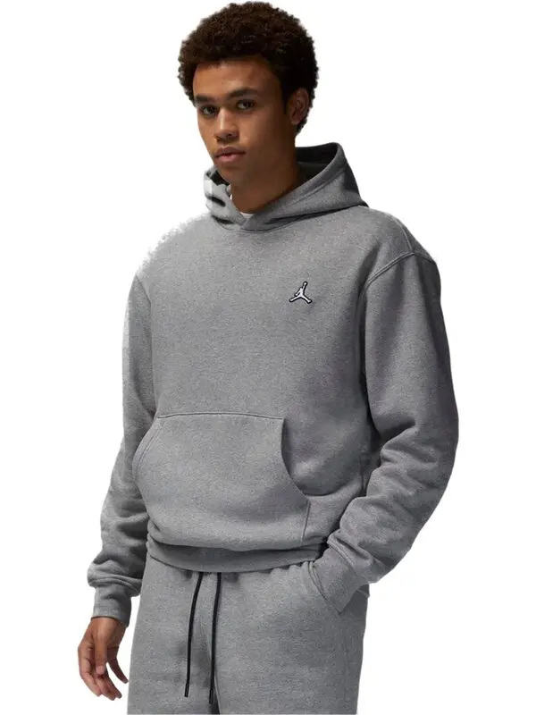 JORDAN Logo Popover Hoodie - Grey