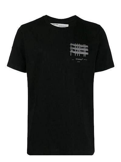 Off-White Industrial Short Sleeve Logo Normal Fit - Black