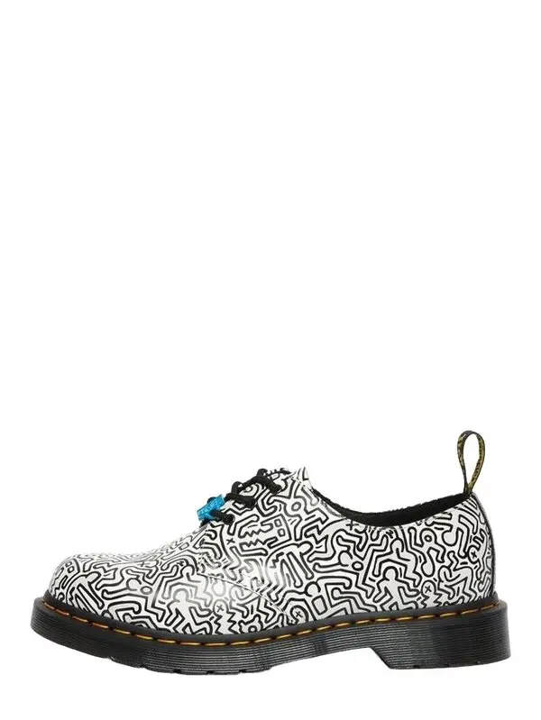 Dr. Martens Keith Haring 1461 Printed Shoes - Black/white