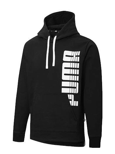 PUMA Rebel Bold Logo Hoodie - Black