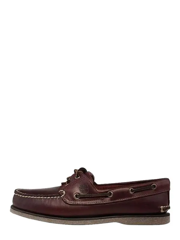 Timberland Leather Handmade Boat Shoes - Brown