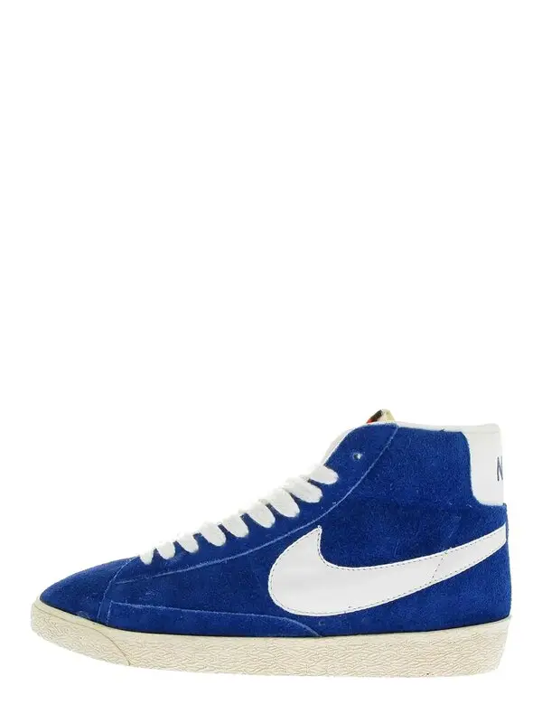 Nike Blazer High Top Suede Sneakers - Blue
