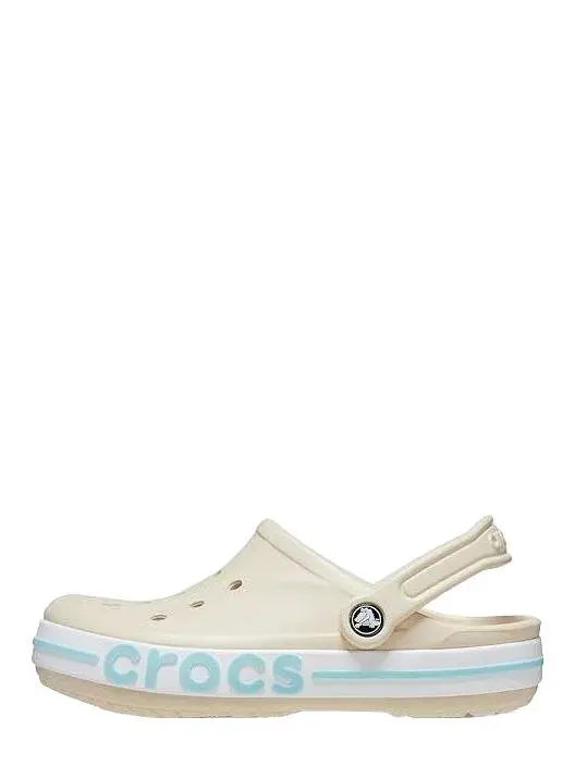 CROCS Bayaband Clogs - Beige/white/blue