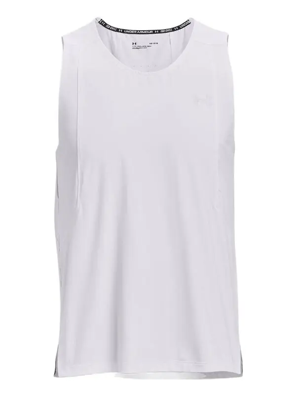 Under Armour Iso-chill Run Laser Tank - White
