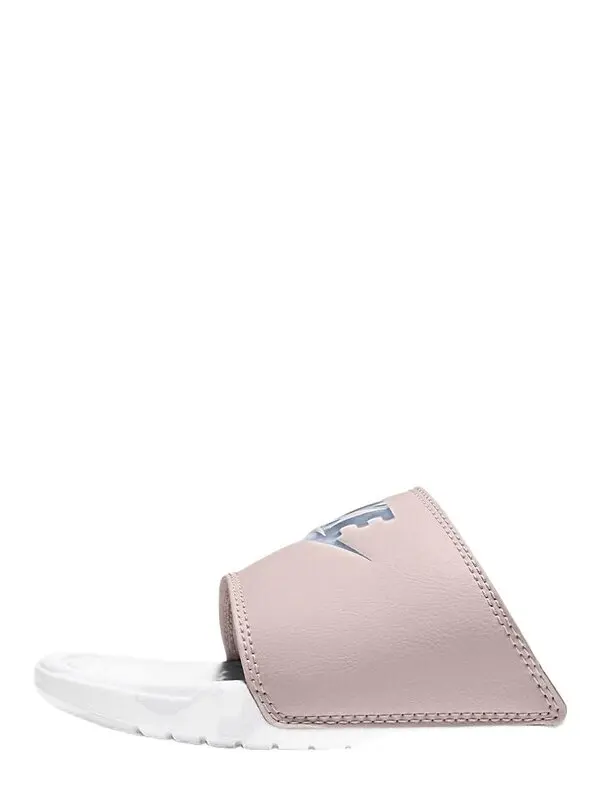 Nike Benassi Jdi Slides - White/ghost/barely Rose