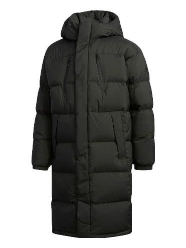 Adidas Puffy Long Down Coat - Dark Brown