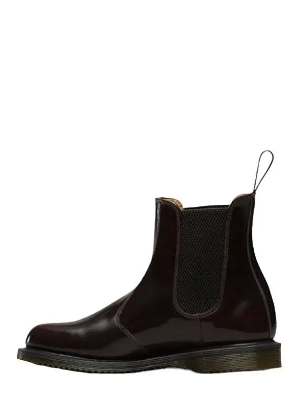 Dr. Martens Flora Smooth Leather Chelsea Boots - Cherry Red