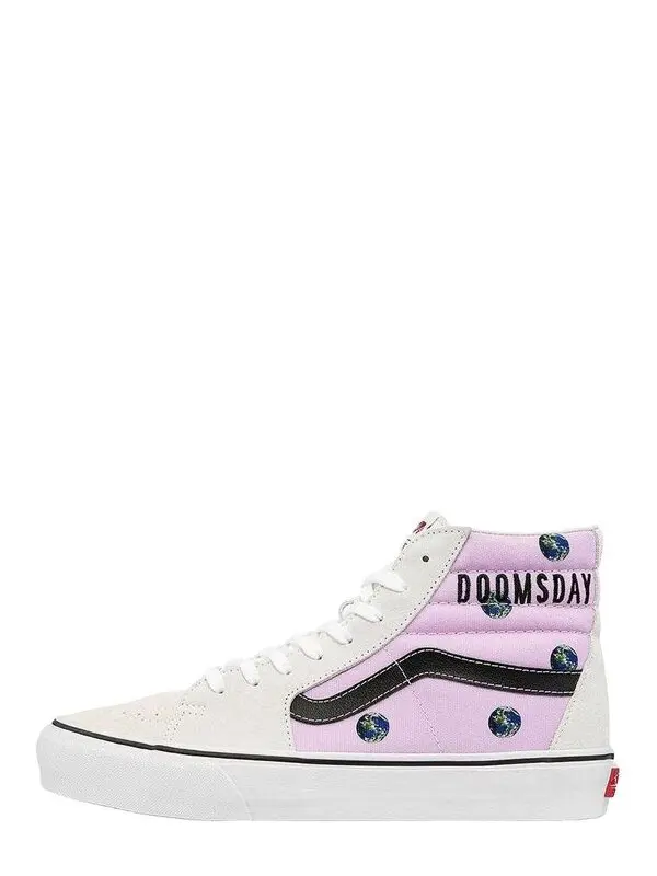 VANS Cali Thornhill Dewitt X Vault Sk8-hi Lx High Top Sneakers - White/pink