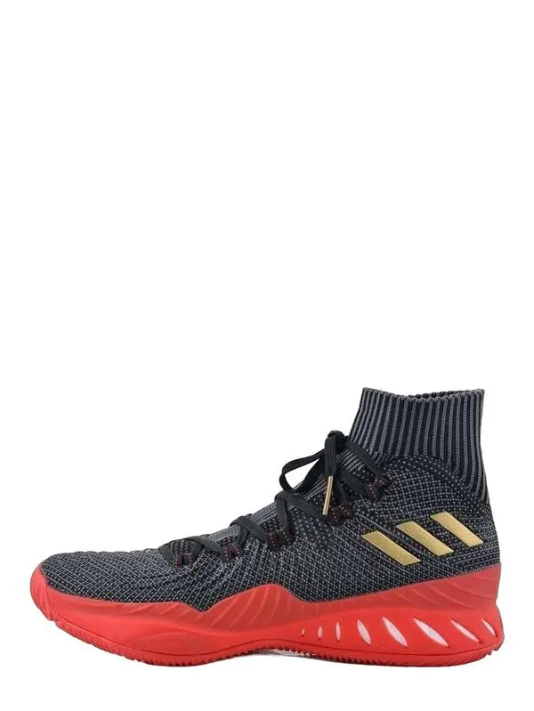 Adidas Crazy Explosive 2017 Primeknit High-top Sneakers - Black