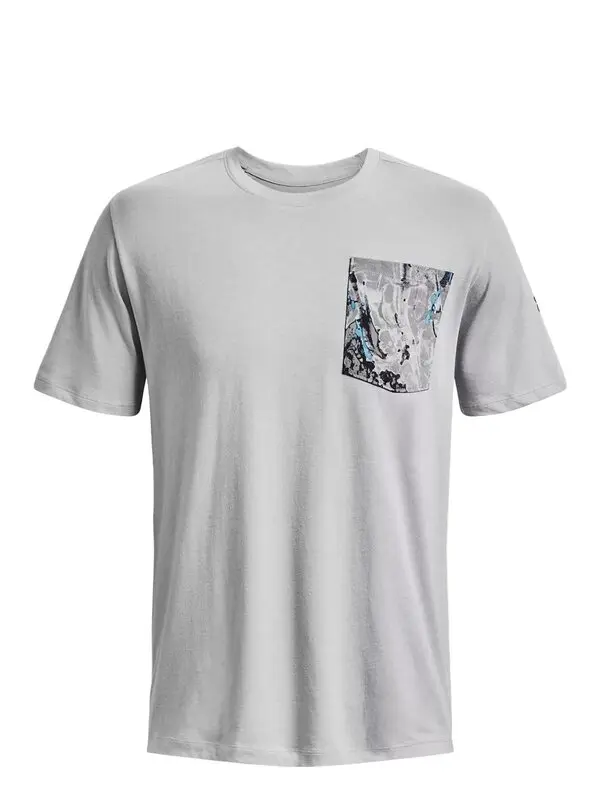 Under Armour Printed Pocket T-shirt - Light Grey