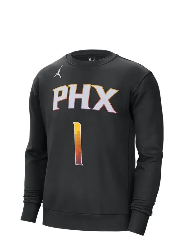 JORDAN Phoenix Suns Courtside Statement Edition Crewneck - Black