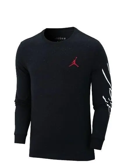 JORDAN Flight Long Sleeve Crewneck - Black