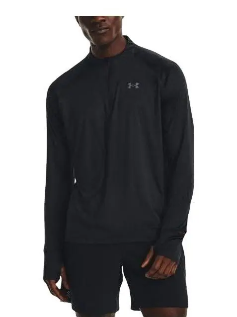 Under Armour Iso-chill Up Pace Zip Top - Black