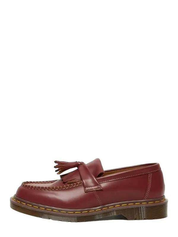 Dr. Martens Adrian Tassel Loafers - Oxblood Quilon