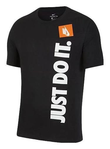 Nike Alphabet Large Logo Sports Short Sleeve - Black