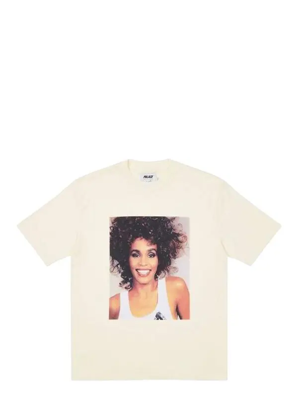 PALACE Character Pattern Round Neck Short Sleeve - White
