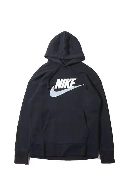 Nike Chest Logo Pullover Hoodie - Black