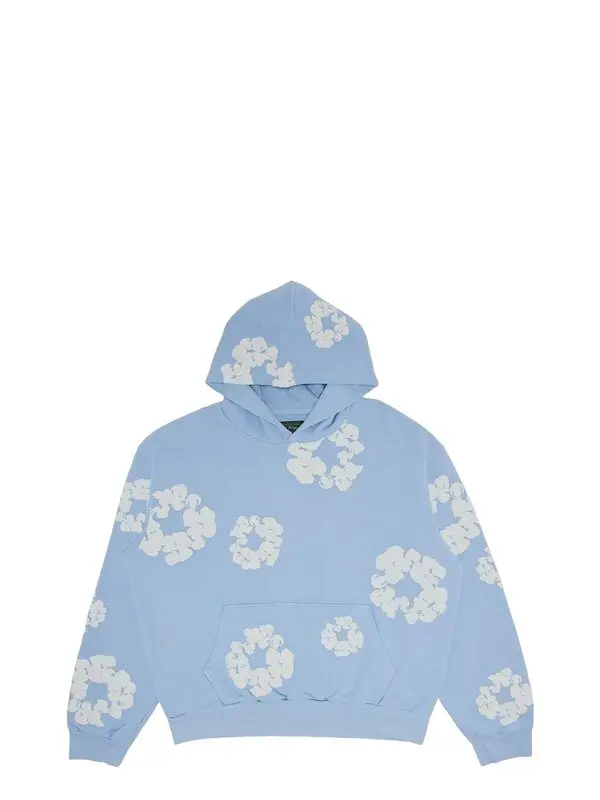 DENIM TEARS The Cotton Wreath Hoodie - Powder Blue