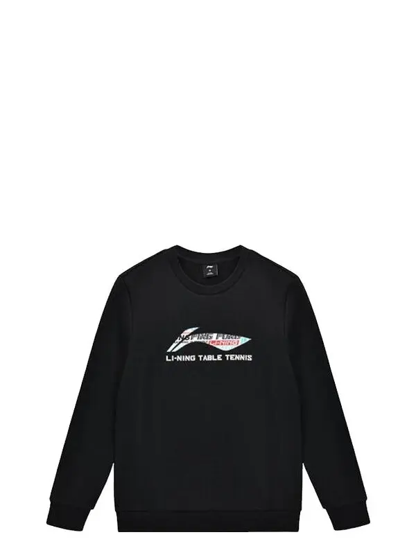 LI-NING Graphic Table Tennis Sweatshirt 'black - Black/multi-color