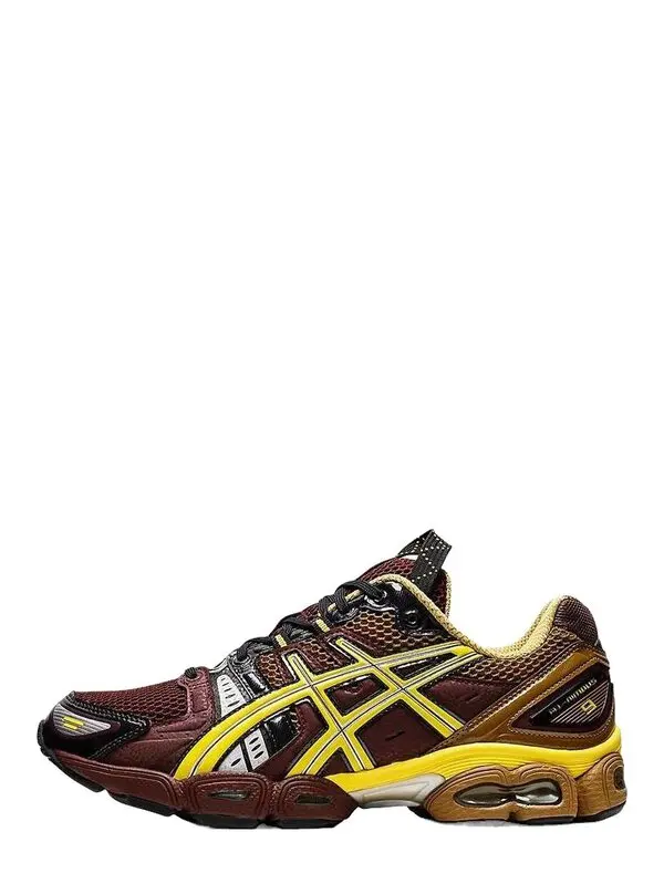 Asics Ub3-s Gel-nimbus "rum Raisin" Lace-up Sneakers - Brown/yellow