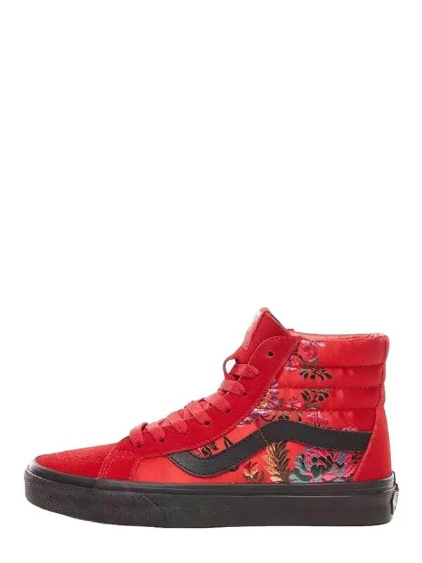 VANS Sk8-hi Reissue Festival Satin High-top Sneakers - Red