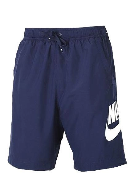 Nike Ce Woven Hybrid Training Shorts With Large Logo - Navy