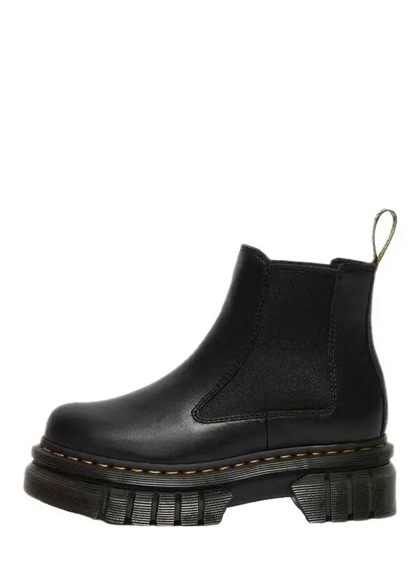 Dr. Martens Audrick Nappa Leather Platform Chelsea Boots - Black