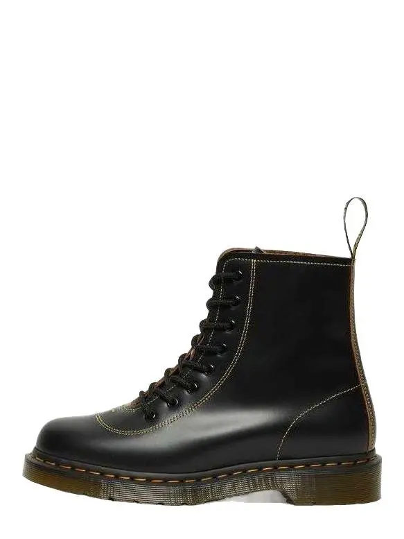 Dr. Martens Pharamond Vintage Smooth Leather Ankle Boots - Black